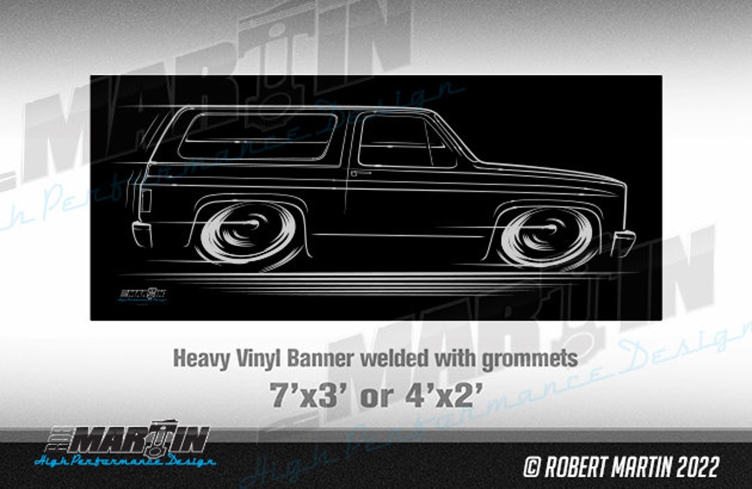 Square Body Chevy Blazer GMC Jimmy BANNER C-10 C10 Chevrolet GMC 1973 ...