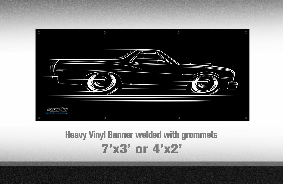 BIG BANNER 1973-1976 Ford Ranchero 73 74 75 76 Silhouette Art - Etsy