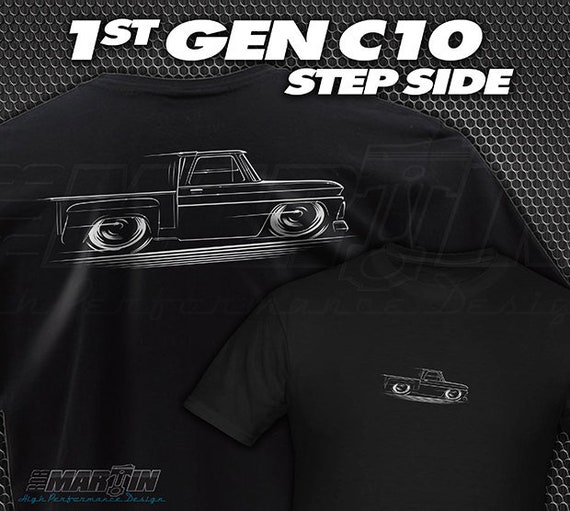 1960-1966 1st Gen C10 Step Side Truck T-shirts Chevy GMC 1961 | Etsy