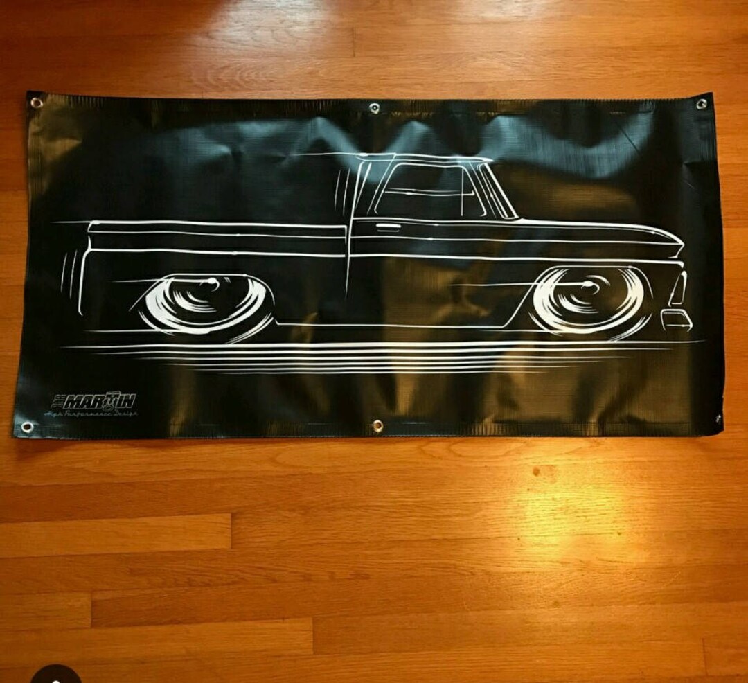 First Gen C10 Chevy Truck BIG BANNER Chevrolet GMC 1960 1961 1962 1963 ...