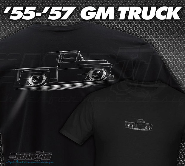 T-shirt 1955-1957 Chevy / GMC Truck 55 56 57 Chevrolet Pickup ...