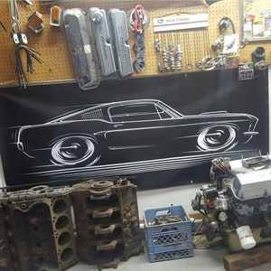 BIG BANNER 2018-2021 Mustang Ford GT S197 5.0 | Etsy