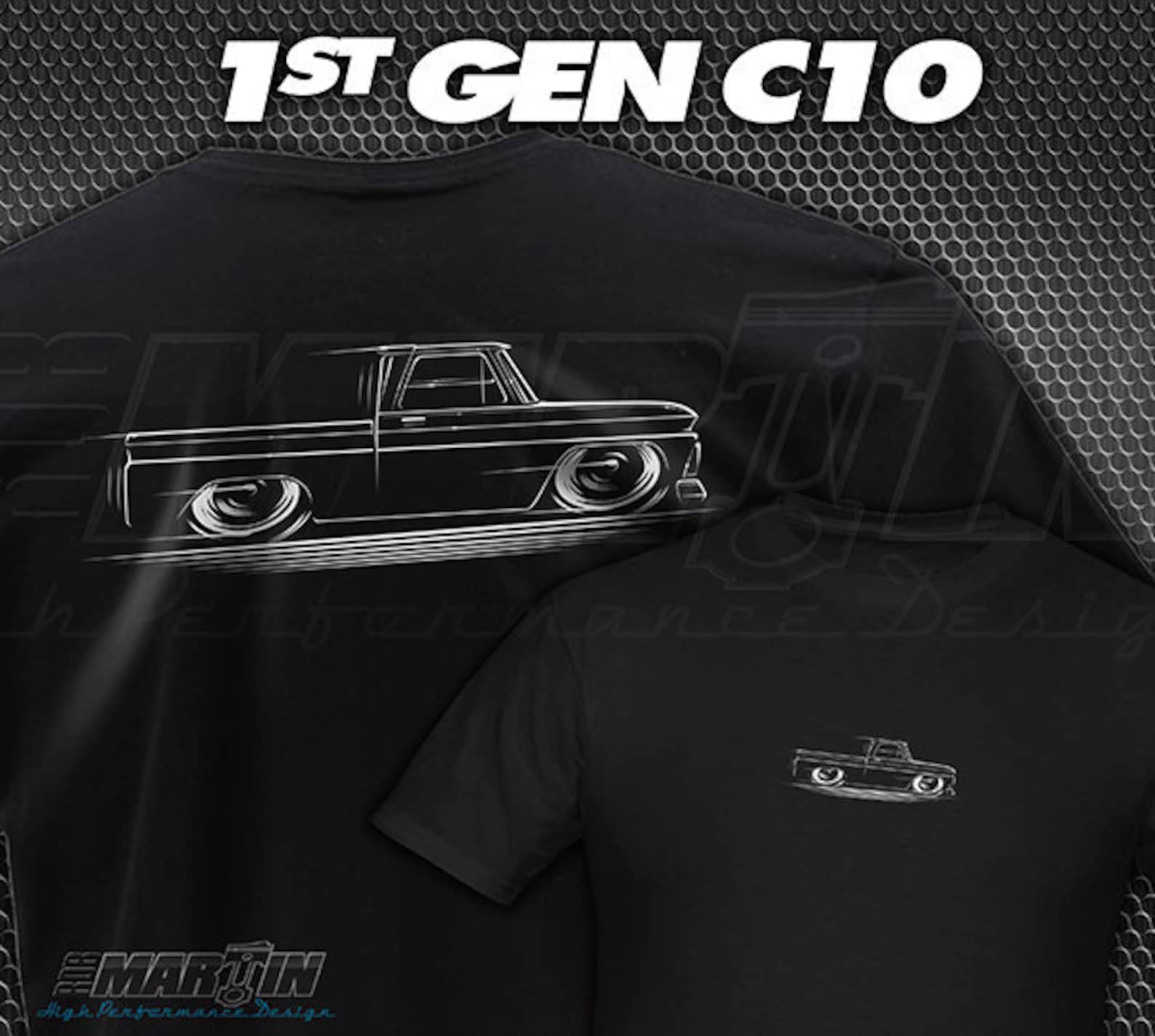 1960-1966 1st Gen C10 Truck T-shirts Chevy GMC 1961 1962 1963 1964 1965 Silhouette Art - Etsy