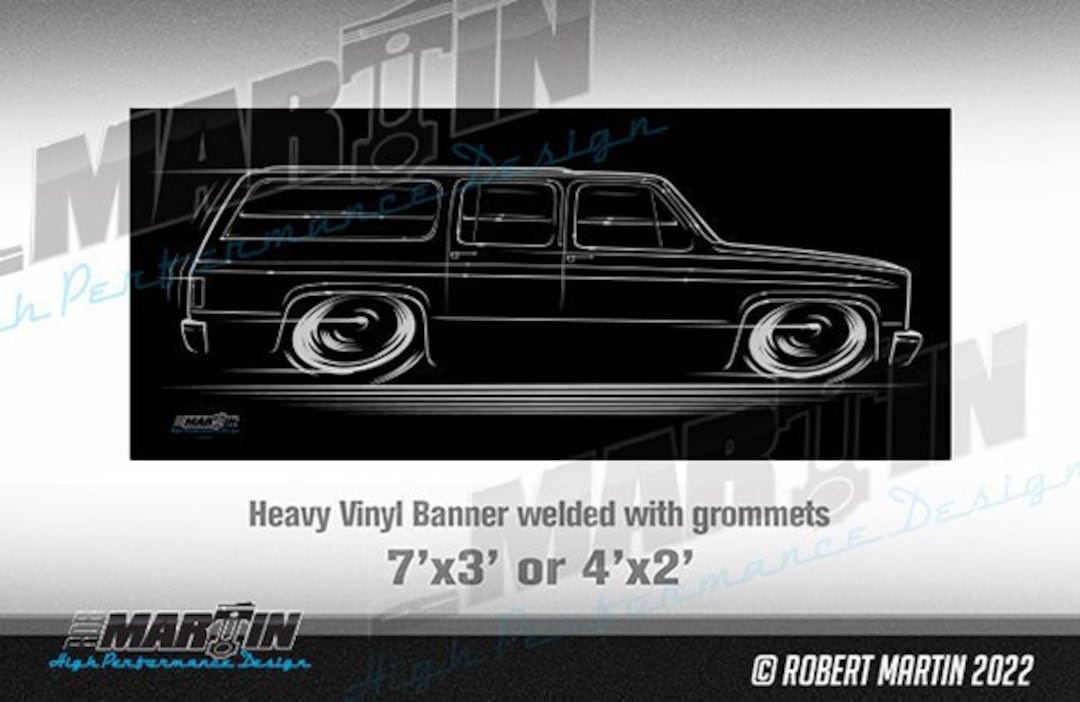 Square Body Suburban Chevy GMC BANNER C-10 C10 Chevrolet GMC 1973-1987 ...