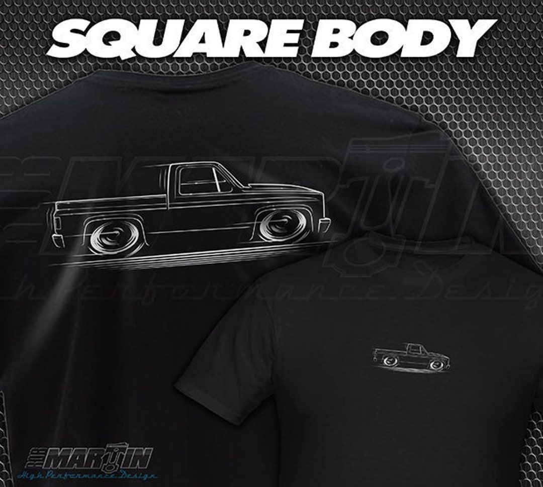 Square Body Truck T-shirt Chevy GMC 1973 1974 1975 1976 1977 1978 1979 ...
