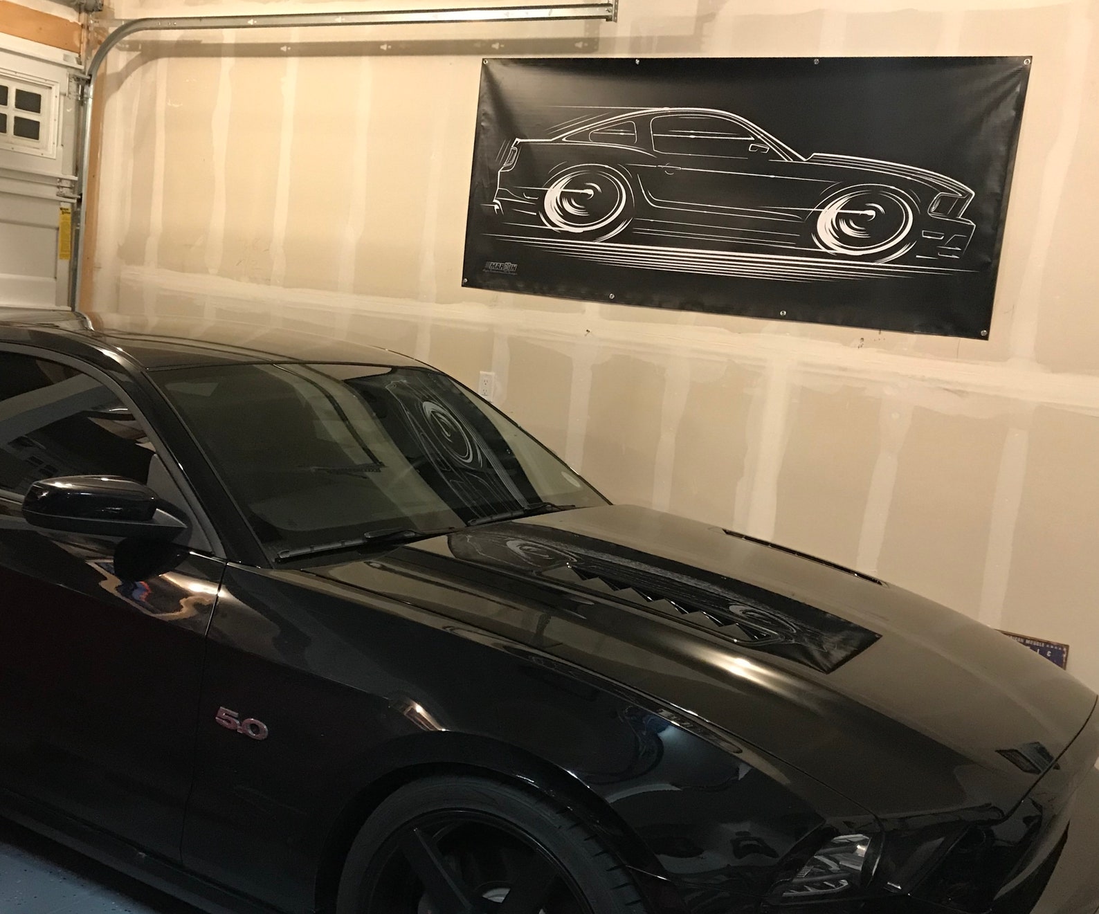 BIG BANNER 2018-2021 Mustang Ford GT S197 5.0 | Etsy