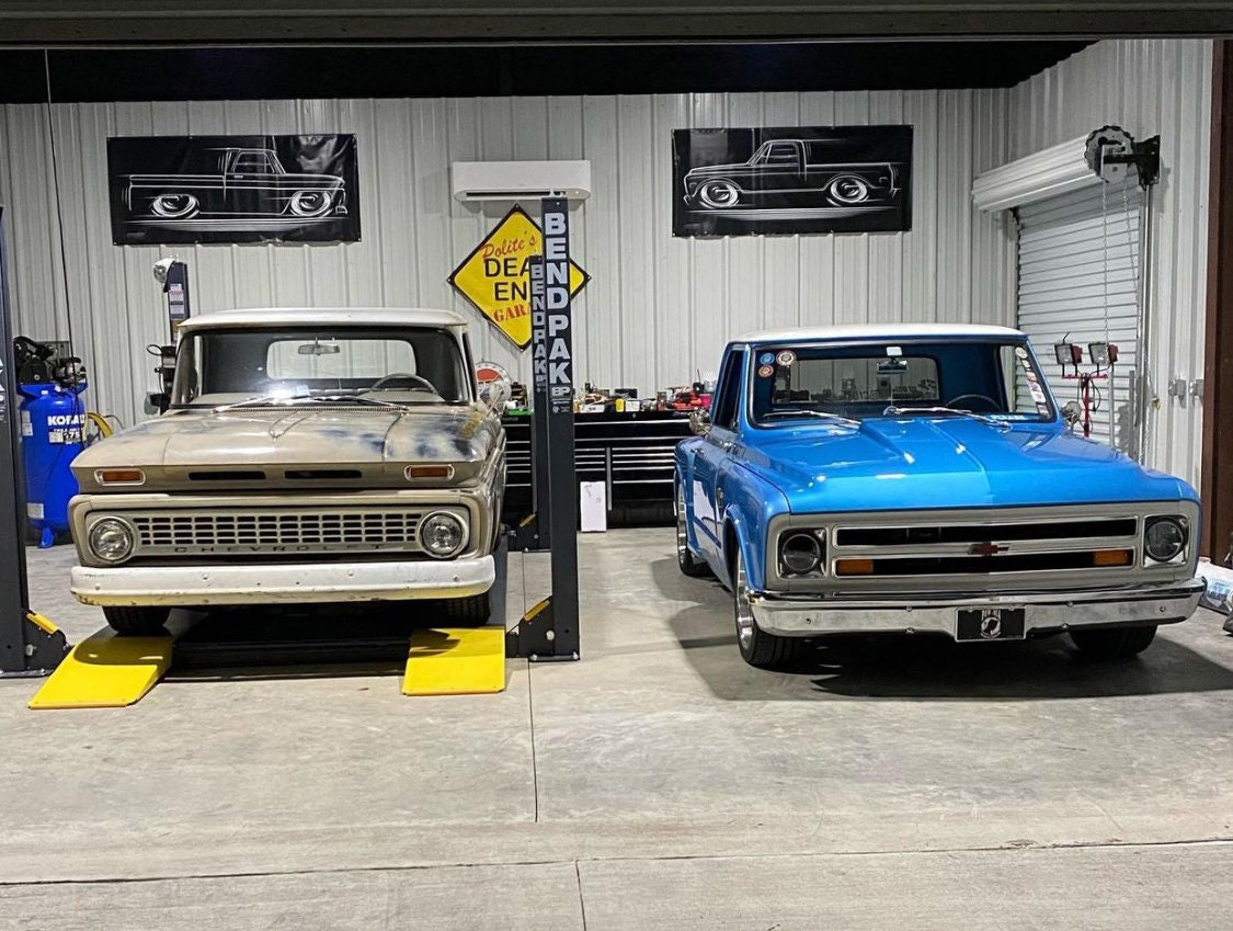 First Gen C10 Chevy Truck BIG BANNER Chevrolet GMC 1960 1961 1962 1963 ...