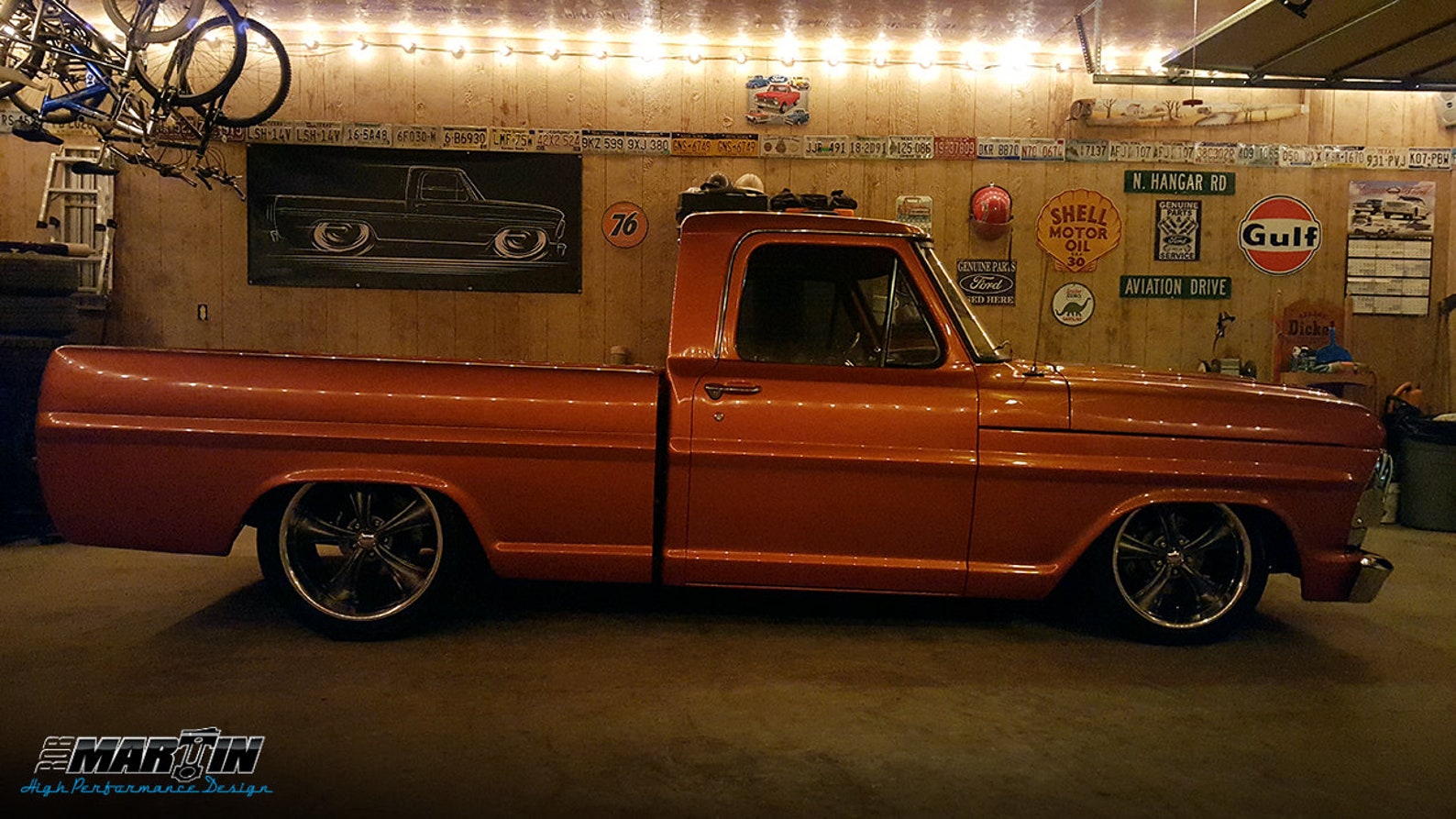 1967 - 1972 Ford F100 Bumpside Truck Hoodie 1968 1969 1970 1971 F-100 ...