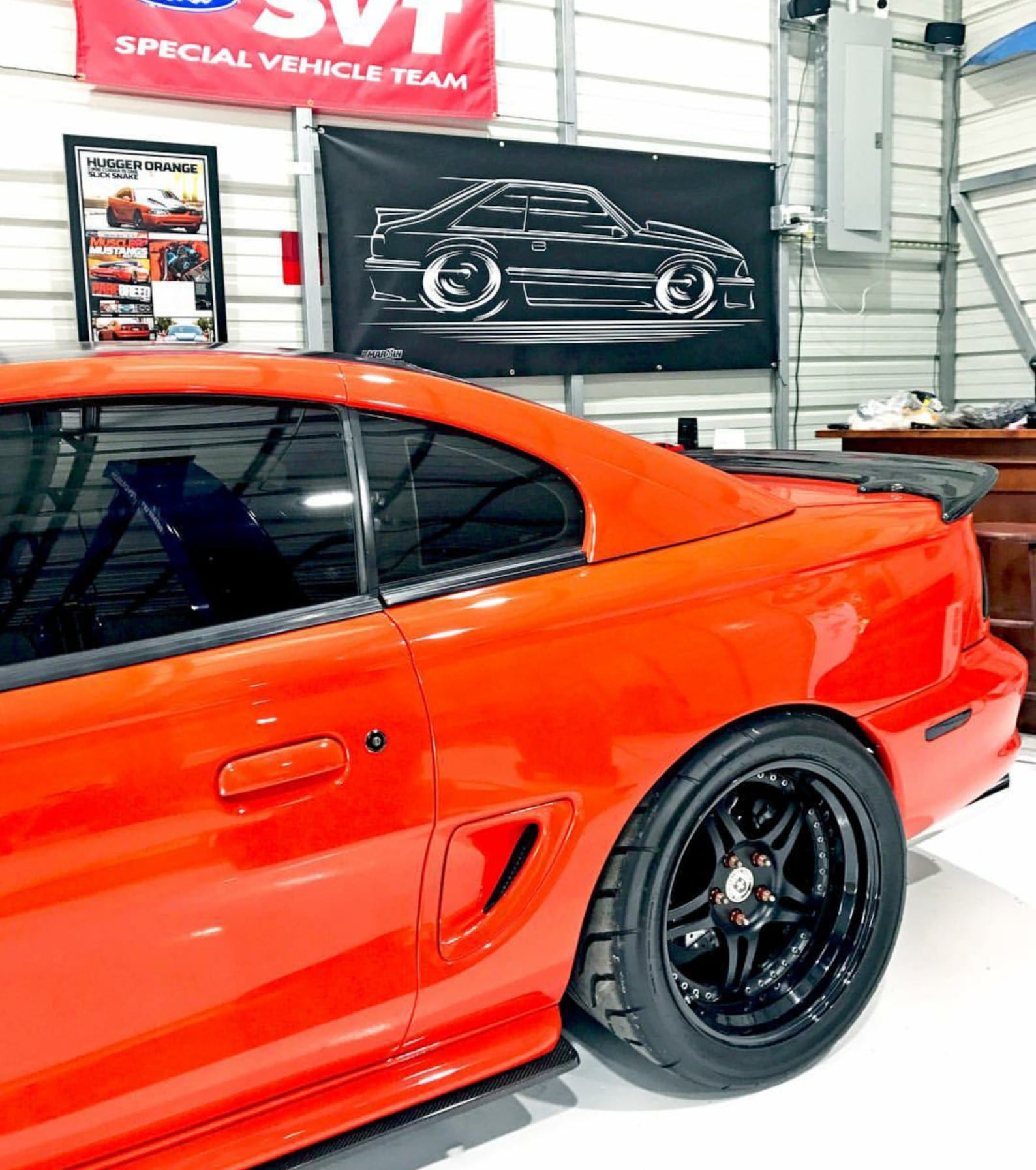 Fox Body Notch Mustang BIG BANNER 1987-1993 Notchback Coupe 5.0 87 88 ...