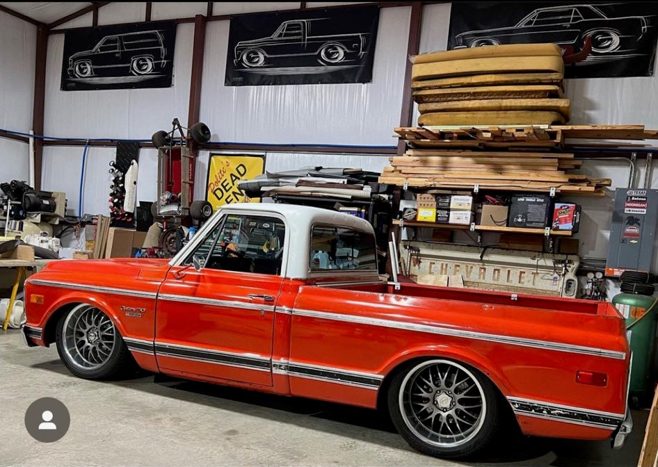 Second Gen C10 Chevy Truck BIG BANNER Chevrolet GMC 1967-1972 ...