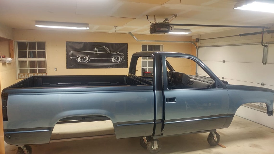 88-98 Chevy Truck Banner Chevrolet GMC OBS C1500 1988 1989 1990 1991 ...