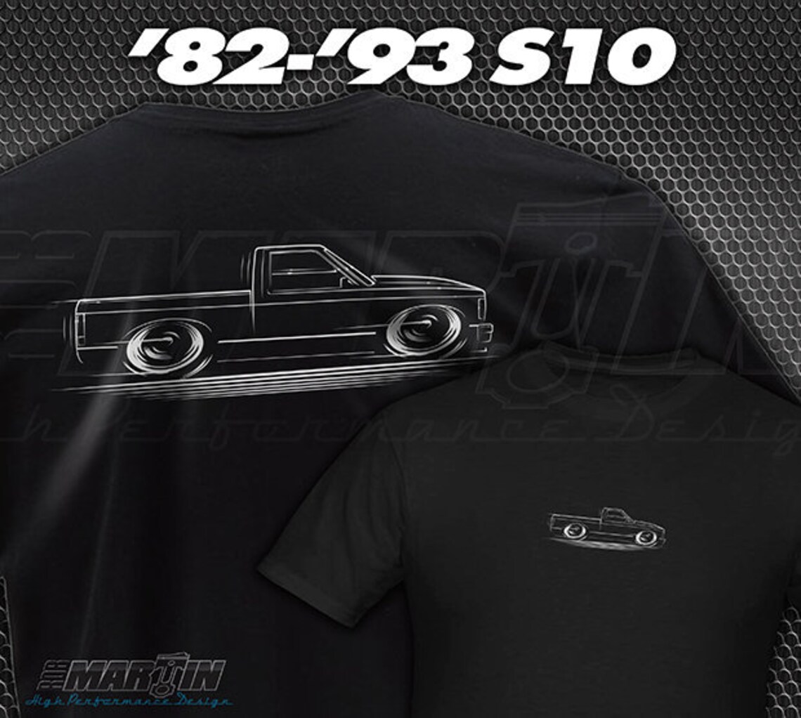 1982-1993 1st Gen S10 Truck T-shirts Chevy GMC Sonoma 1983 1984 1985 ...