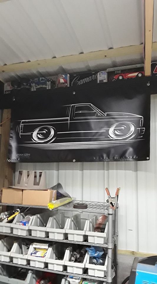 BIG BANNER 1982-1993 1st Gen S10 Truck Chevy GMC Sonoma 1983 1984 1985 ...