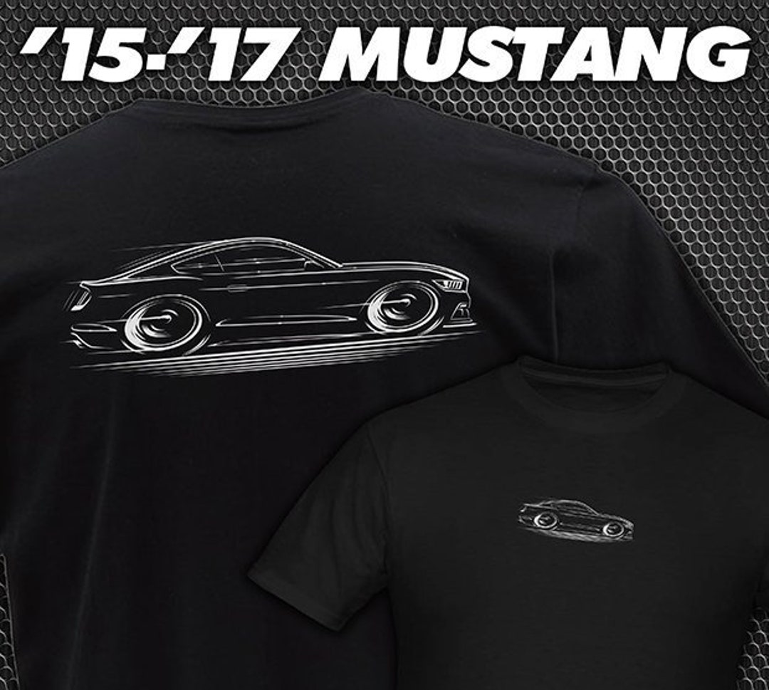 2015-2017 Mustang T-shirt Ford GT S197 5.0L 2014 2015 2016 5.0 ...