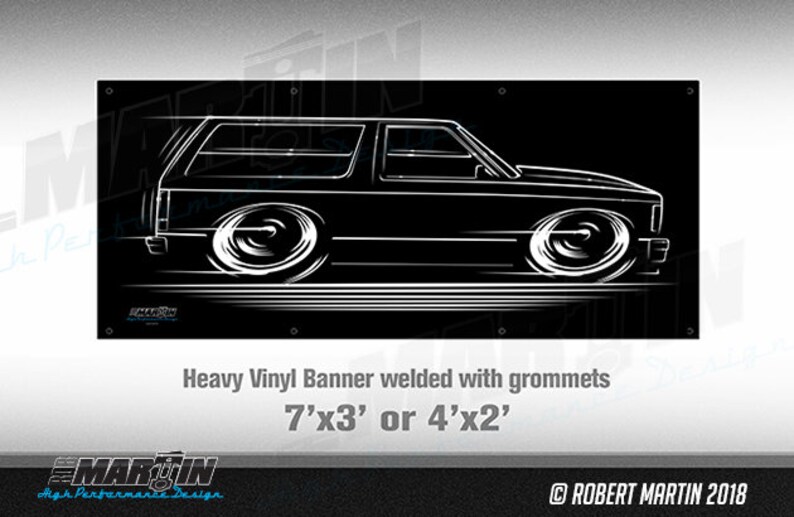 BIG BANNER 1982-1994 1st Gen S10 Blazer / Jimmy / Bravada Chevy GMC ...
