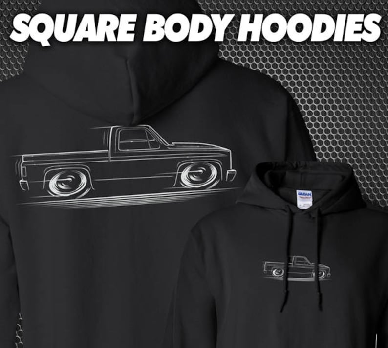 Square Body Truck HOODIE Chevy GMC Chevrolet Pickup - Etsy