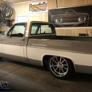 88-98 Chevy Truck Banner Chevrolet GMC OBS C1500 1988 1989 1990 1991 ...