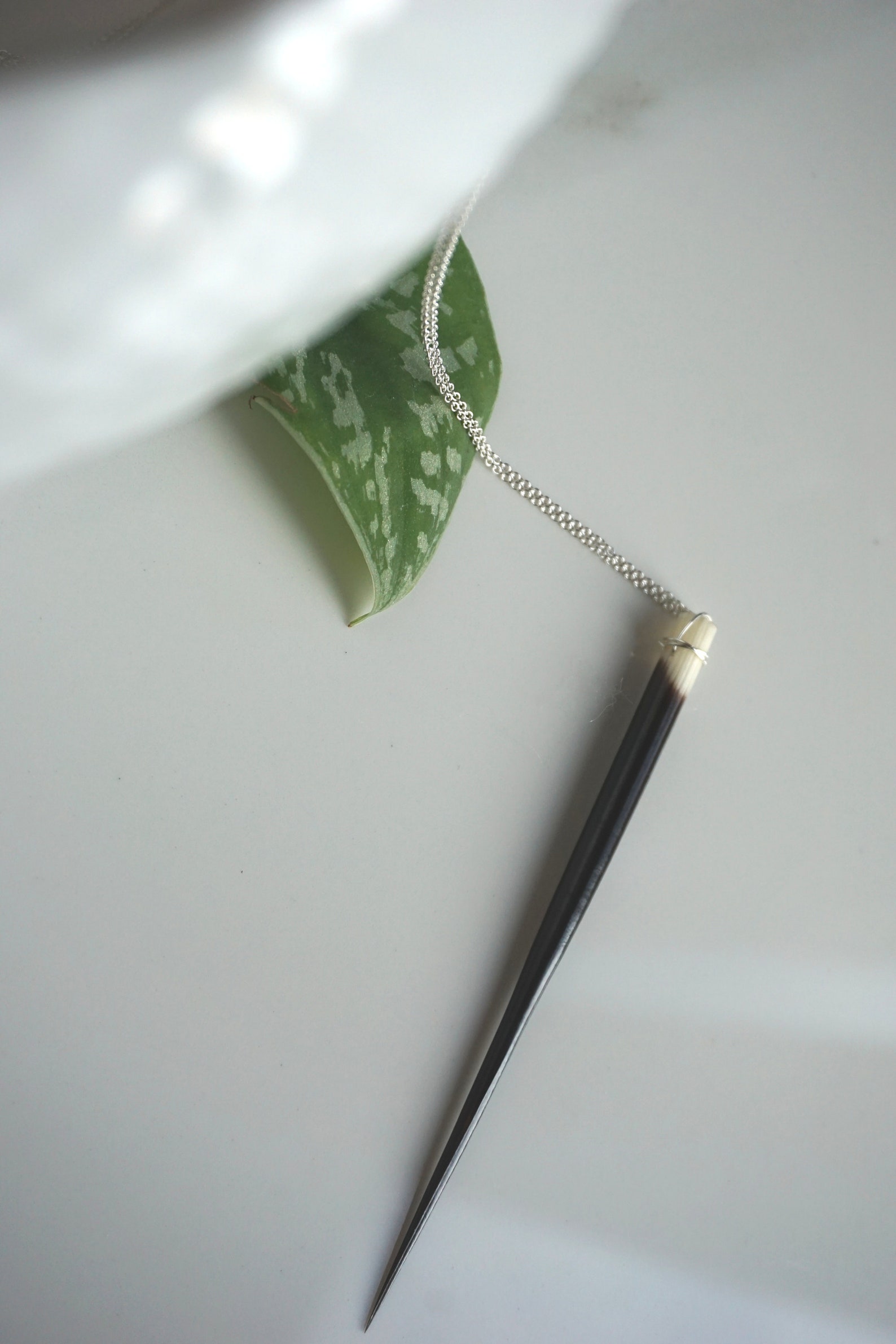 Porcupine Quill Necklace, African Quill, Quill Jewelry, Porcupine ...