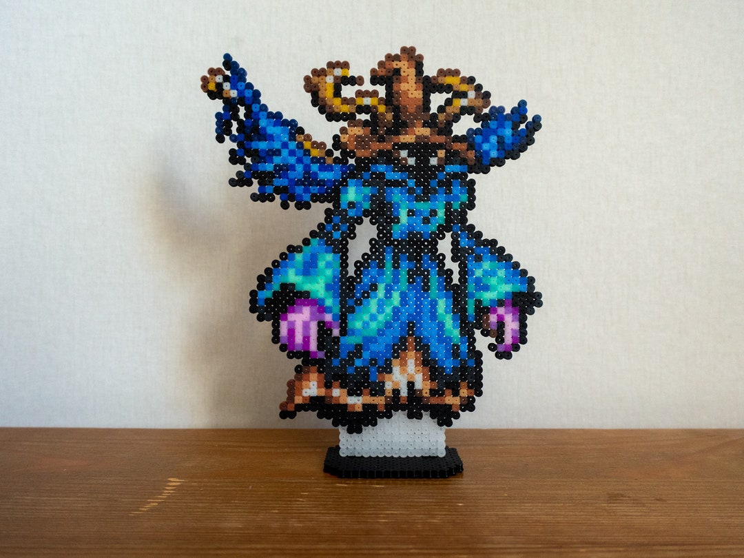 Black Waltz 2 Figure, Black Mage Perler Bead Art From Final Fantasy IX ...