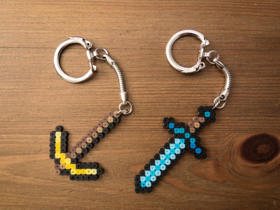 Minecraft Keychain Pin Brooch Magnet or Earrings | Etsy