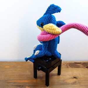 Greninja Pokemon Amigurumi Crochet Pattern: DIY Plush Toy Guide ...