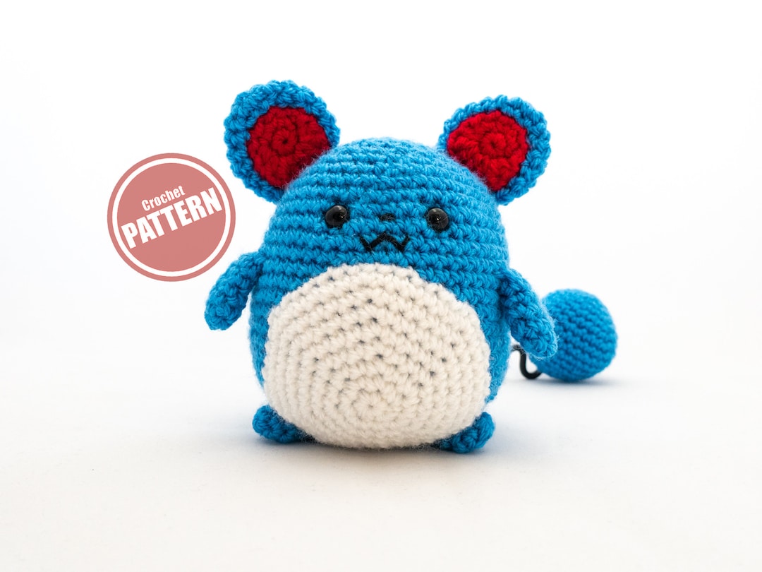 Marill Pokemon Amigurumi Pattern, Pokemon Crochet Pattern - Etsy