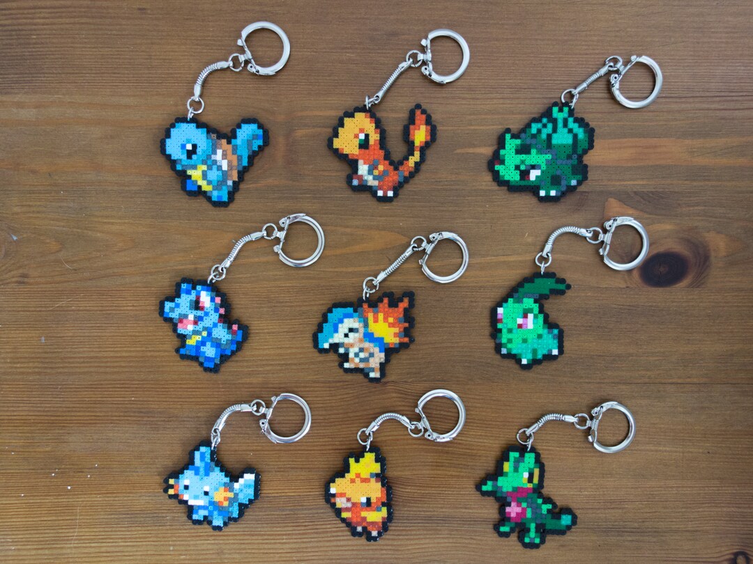 Starter Pokemon Keychains, Pokemon Pins, Pokemon Magnets or Pokemon ...