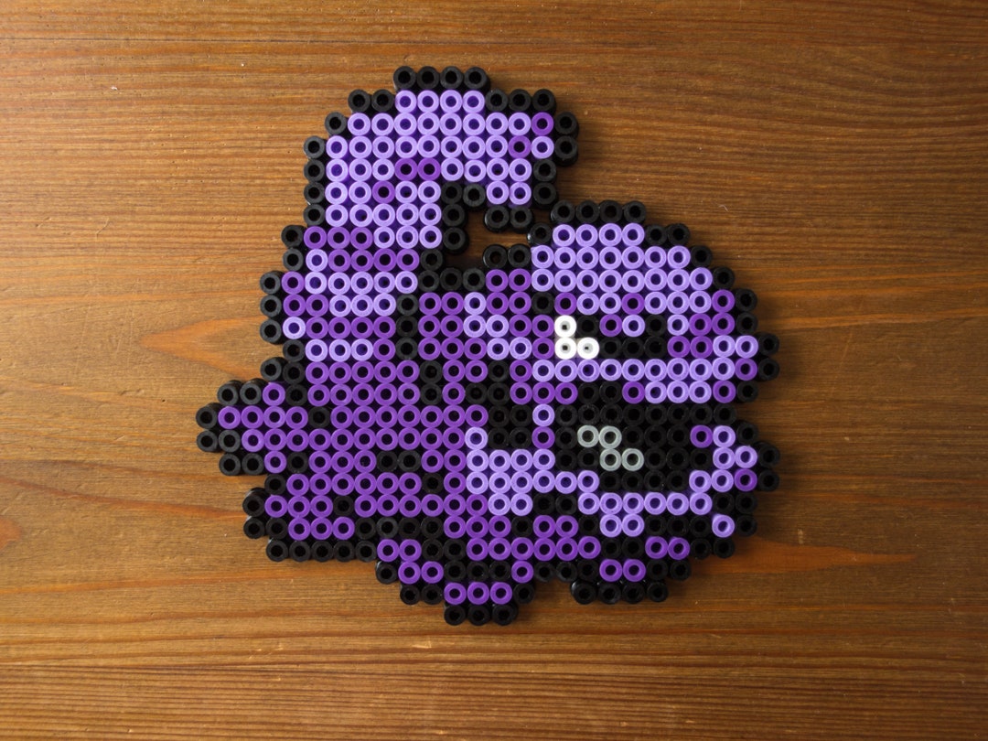 Imán pixel art de Pokémon Muk - Etsy México