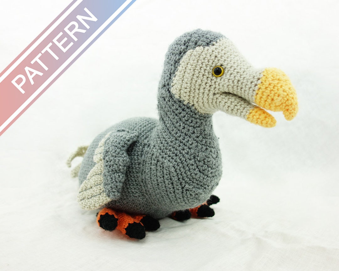 Dodo Crochet Pattern, Dodo Amigurumi Pattern, Crochet Bird, Amigurumi ...