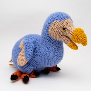 Dodo Crochet Pattern, Dodo Amigurumi Pattern, Crochet Bird, Amigurumi ...