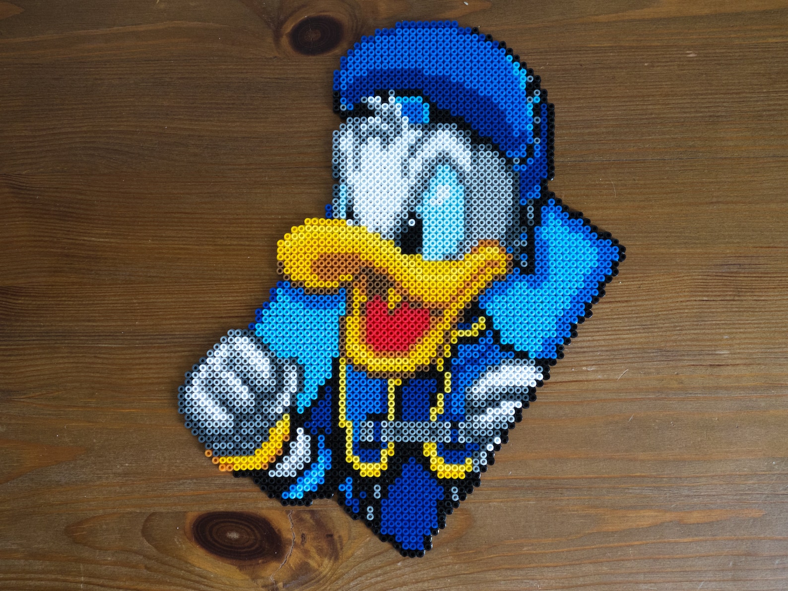 Kingdom Hearts Donald Duck Perler Bead Art - Etsy