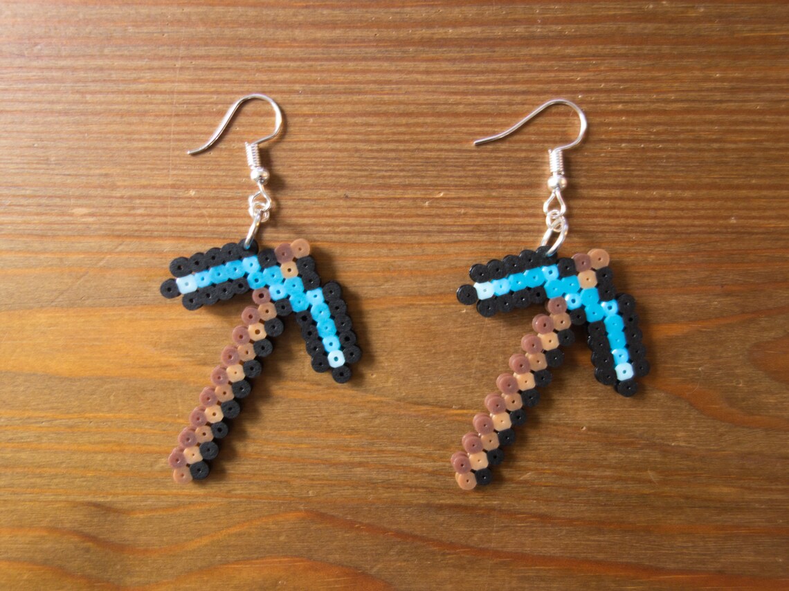Minecraft Keychain Pin Brooch Magnet or Earrings - Etsy