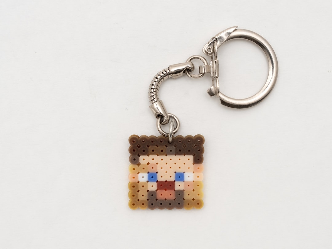 Steve Minecraft Keychain - Etsy