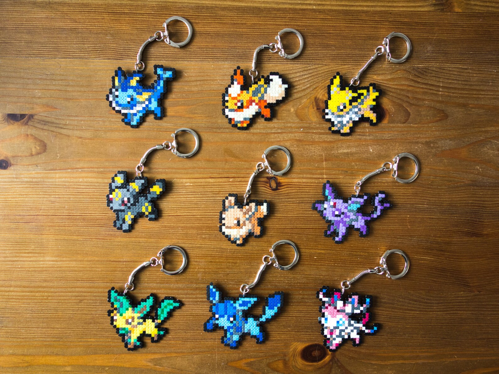 Eeveelution Pokemon Keychains, Pokemon Pins, Pokemon Magnets, Pokemon ...