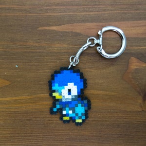 Piplup, Chimchar and Turtwig Keychains, Pins, Brooches, Magnets or ...