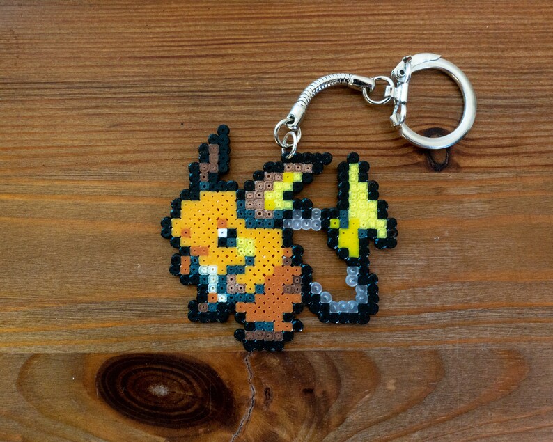 Pichu Pikachu Raichu and Alolan Raichu Pokemon Keychains - Etsy