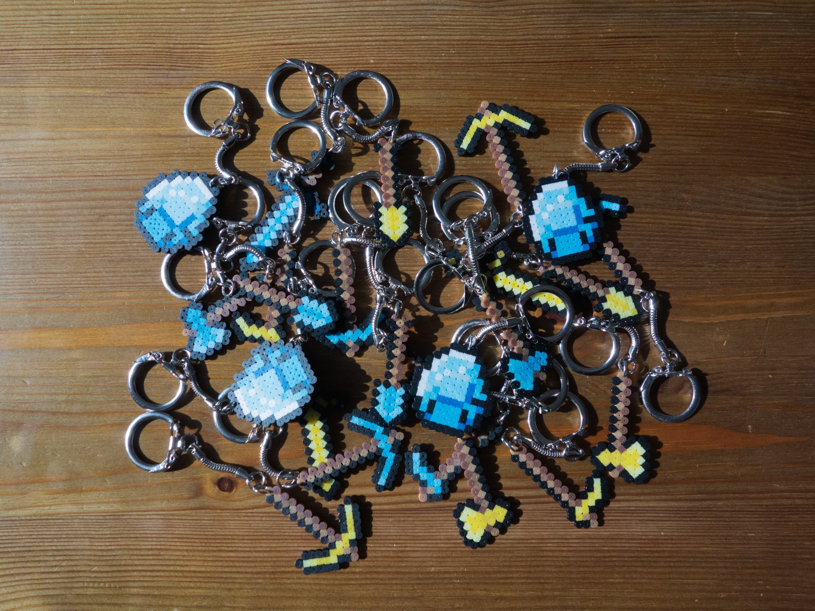 Minecraft Keychain Pin Brooch Magnet or Earrings - Etsy