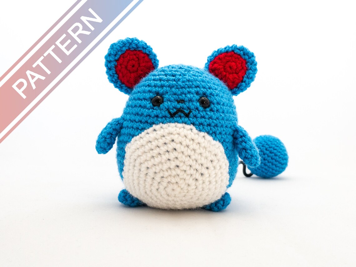 Marill Pokemon Amigurumi Pattern Pokemon Crochet Pattern - Etsy