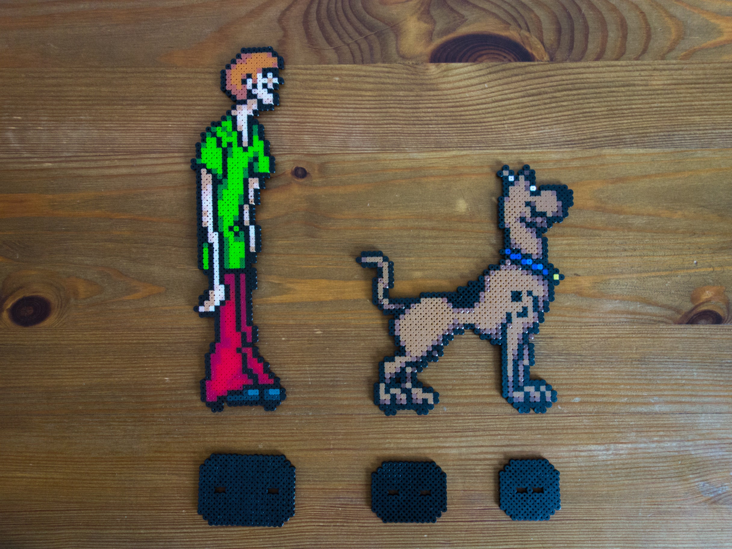 Scooby Doo and Shaggy Pixel Figures | Etsy