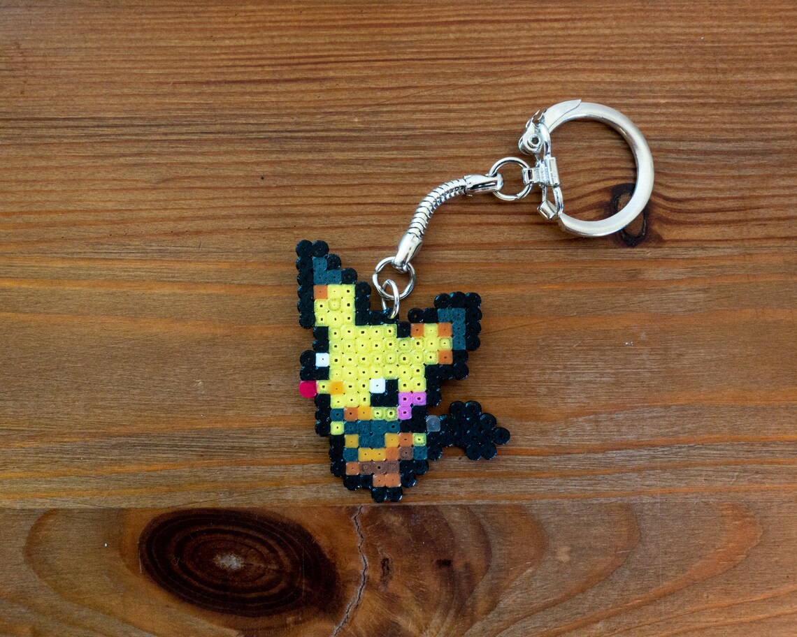Pichu Pikachu Raichu and Alolan Raichu Pokemon Keychains - Etsy