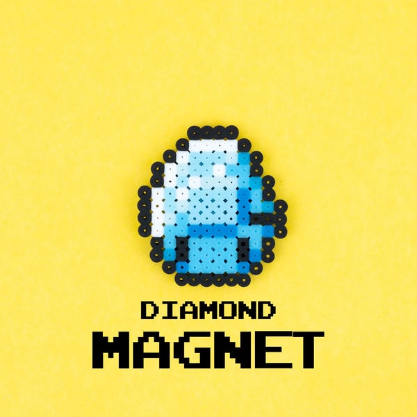 Perler Magnet - Etsy UK