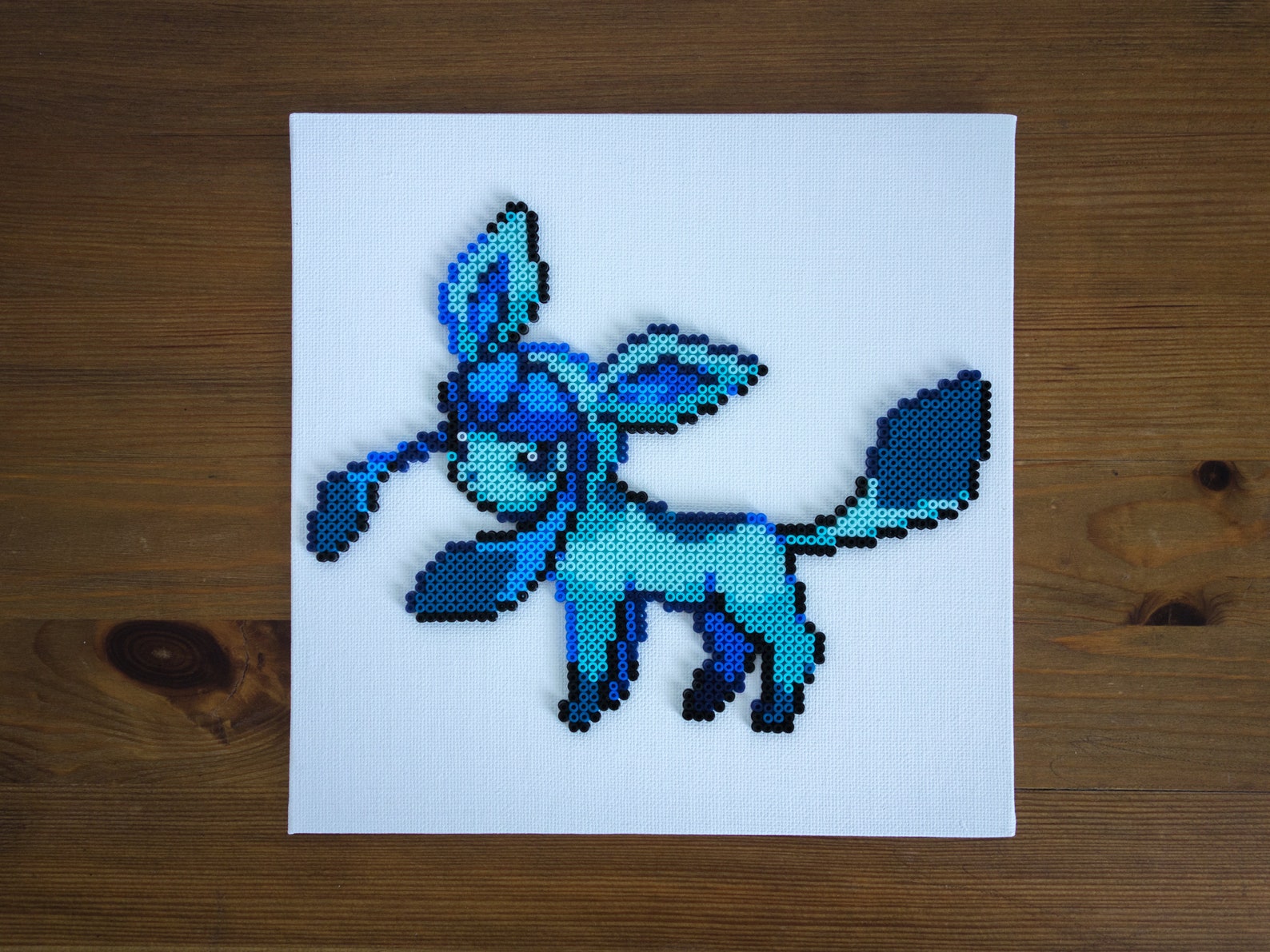 Glaceon Pokemon Perler Bead Art | Etsy