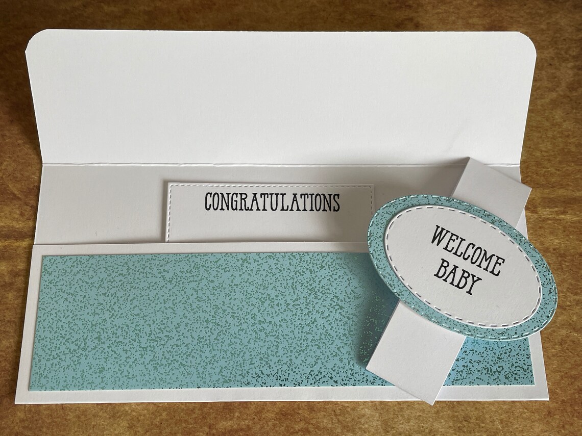 Handmade New Baby Money Envelope. Baby Boy Money Wallet. | Etsy