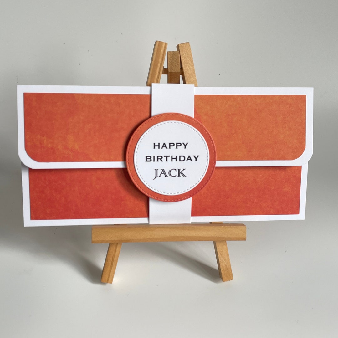 PERSONALISED Birthday Money Envelope. Money Wallet. Cash Envelope ...