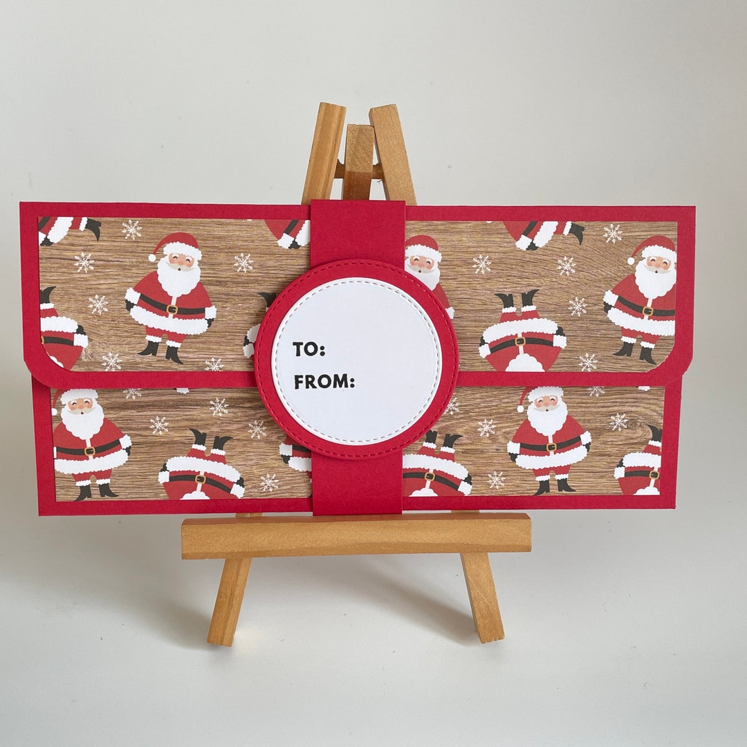Father Christmas Money Wallet. Santa Money Envelope. Handmade Christmas ...