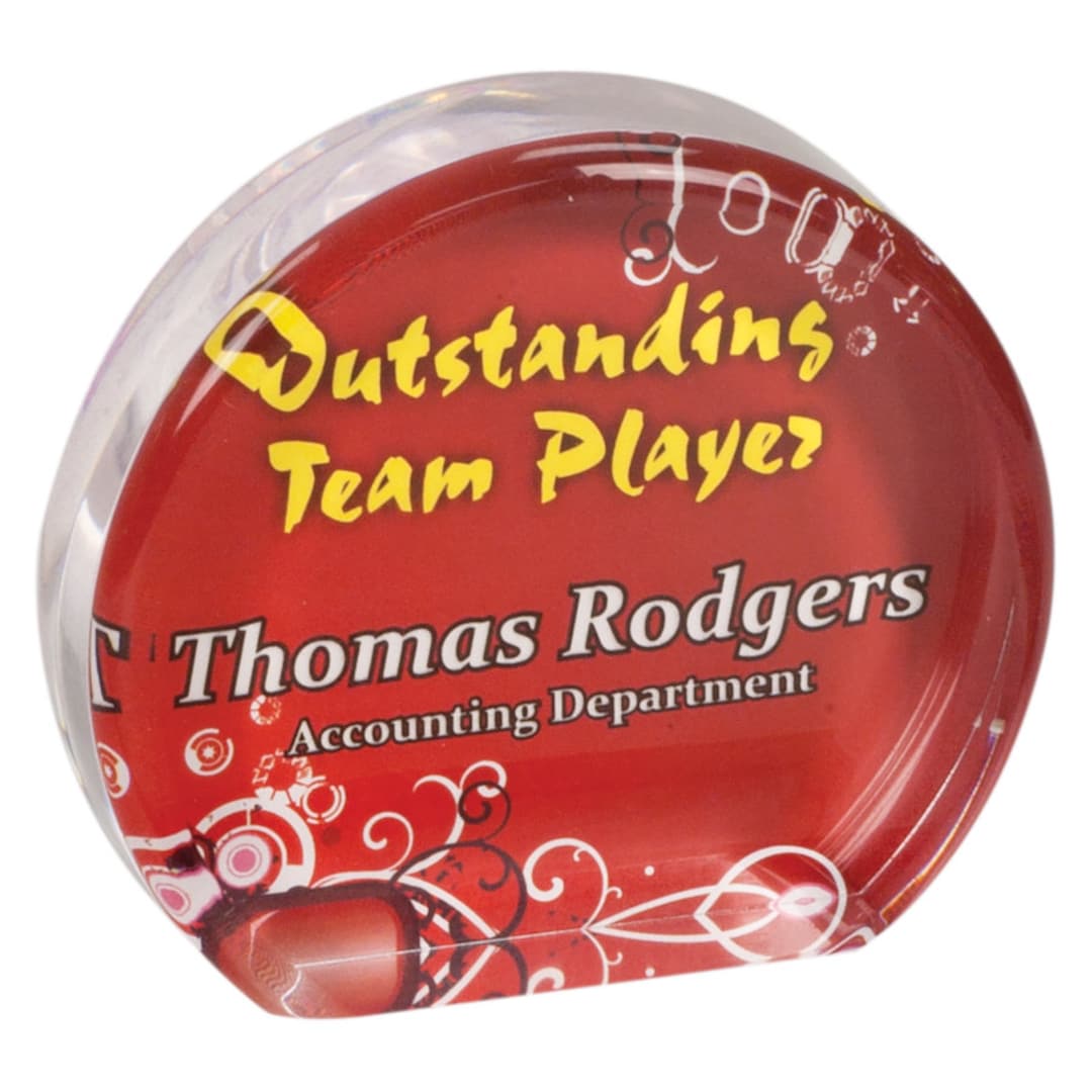 Acrylic Award, Full Color Award, Award, Recognition Award, Paperweight ...