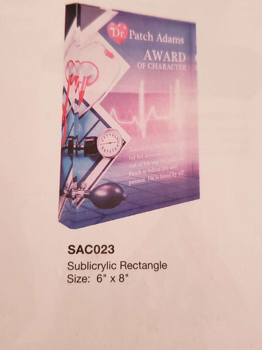 Acrylic Award Full Color Award Award Recognition Award - Etsy