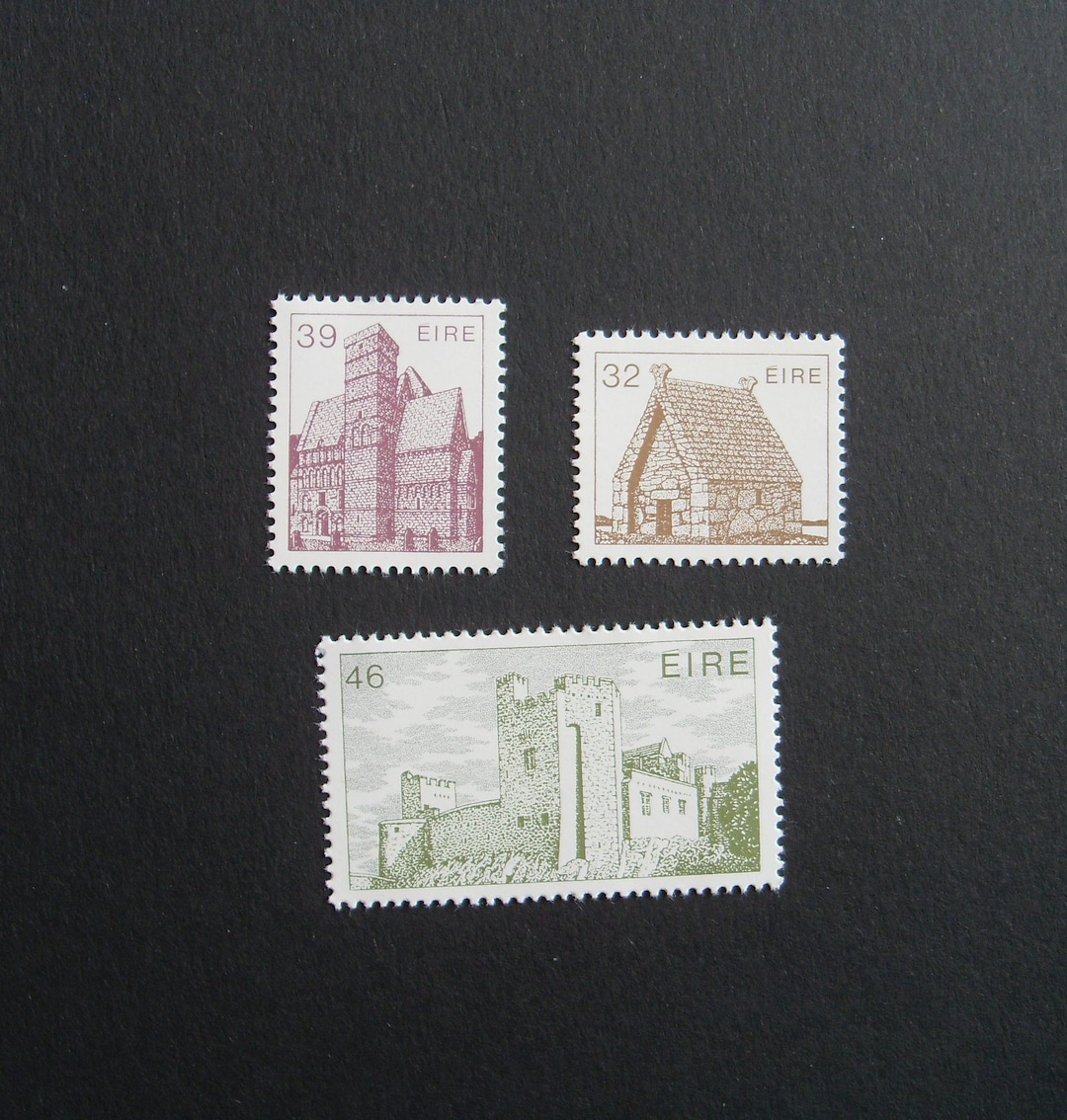 1982 Irish Architecture Stamps Ireland for Collecting or Craft 366 - Etsy