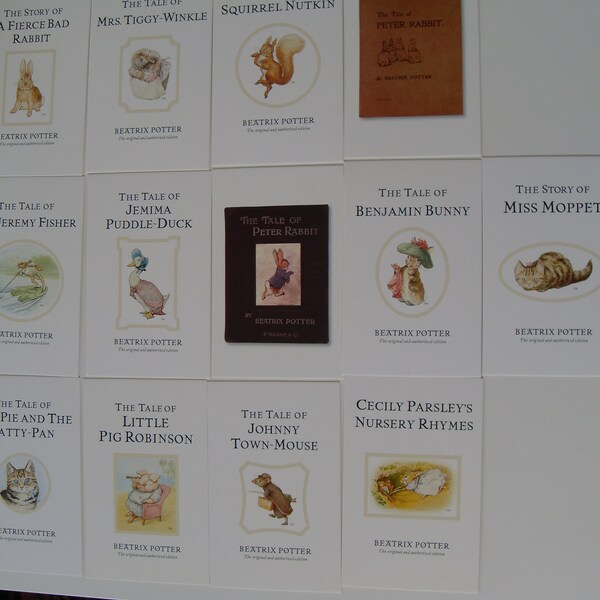 Beatrix Potter Cards - Etsy