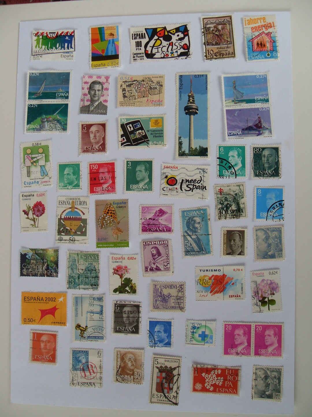 Spain Espana Stamp Packs 1 and 2 Used Stamps for Collecting or Craft ...